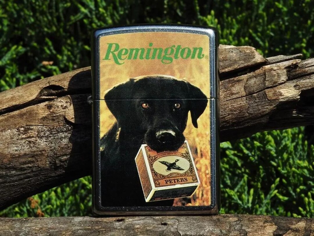 Rare Remington True Blue Hunters Dog Zippo Lighter - Etsy