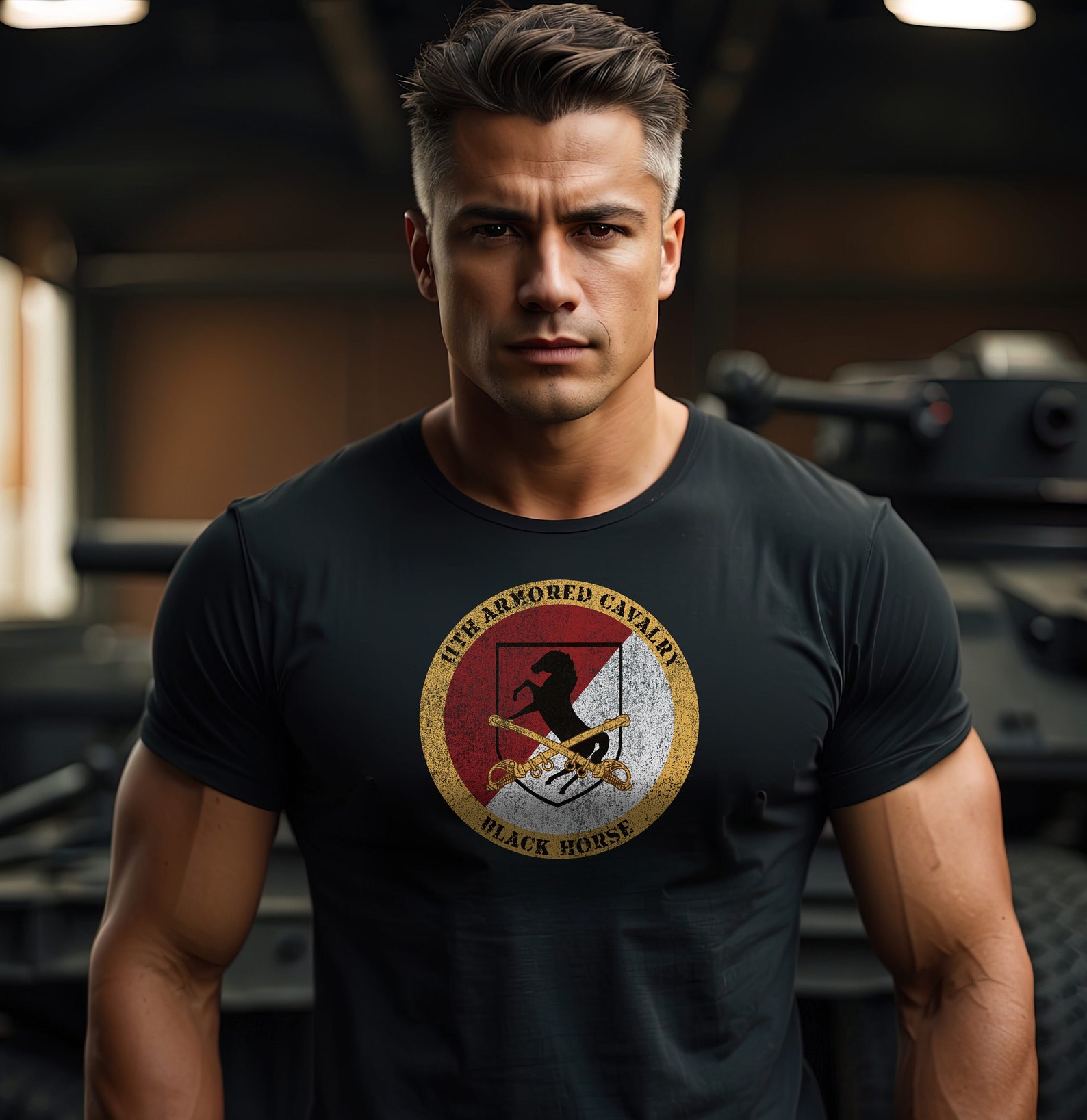 11th Armored Cavalry Regiment Tank Veterans ACR Vintage Distressed ...