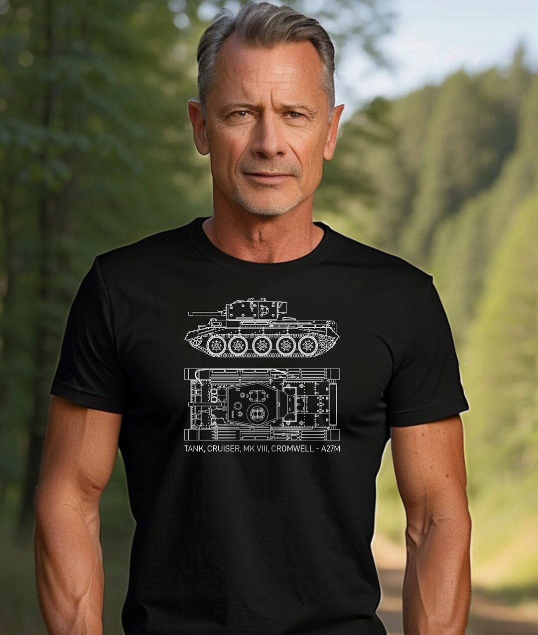 Cromwell British WW2 Tank Blueprint Diagram Classic Tee - Etsy
