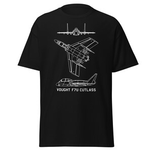 Vought F7U Cutlass American 1950s Jet Fighter Bomber Plane Blueprints ...