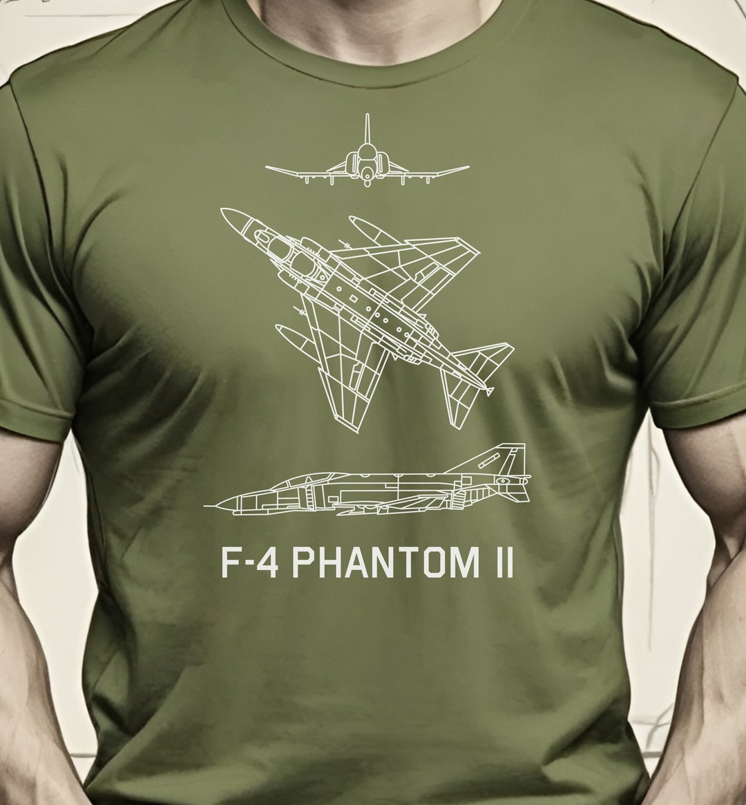 F-4 Phantom II American Jet Aircraft Fighter Bomber Plane Blueprints ...