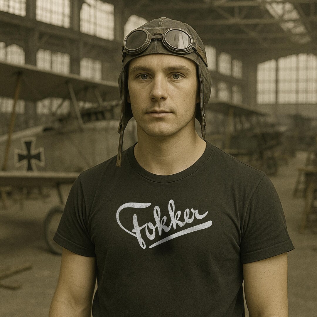 Fokker WW1 WW2 German Dutch Aircraft Company Logo Classic Tee - Etsy Canada