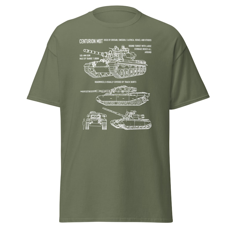 Centurion British Tank Blueprint Recognition Diagram Schematic ...