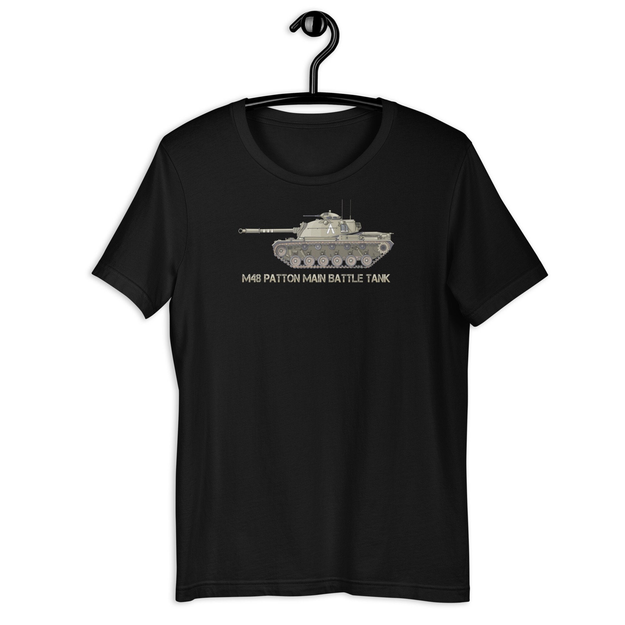 M48 Patton Army Main Battle Tank Illustration T-shirt - Etsy