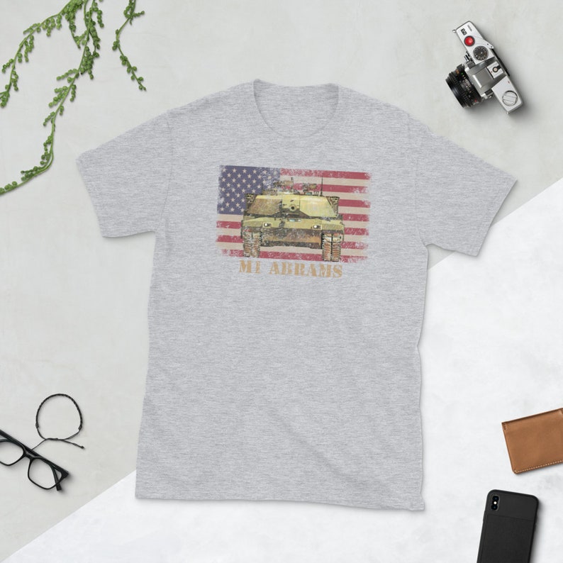 M1 Abrams Tank Tshirt Gift US Army American Flag Main Battle - Etsy