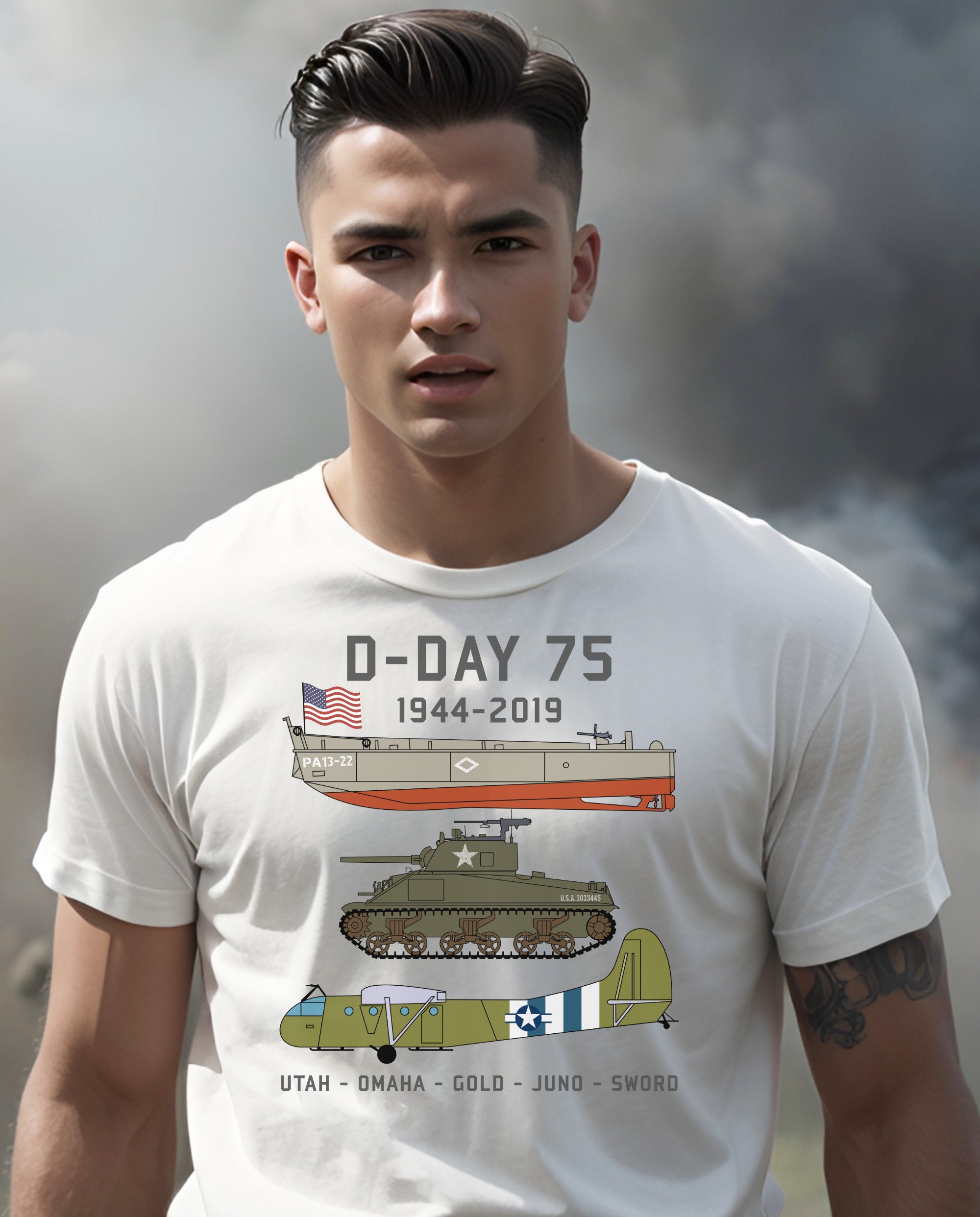 D-day Normandy Landings WW2 75th Anniversary T Shirt - Etsy