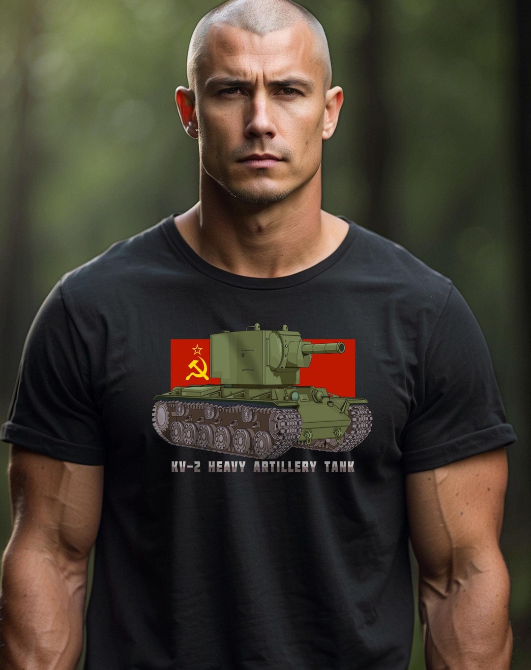 KV-2 Heavy Artillery Tank Russian WW2 Soviet Russia Flag Tanks Classic ...