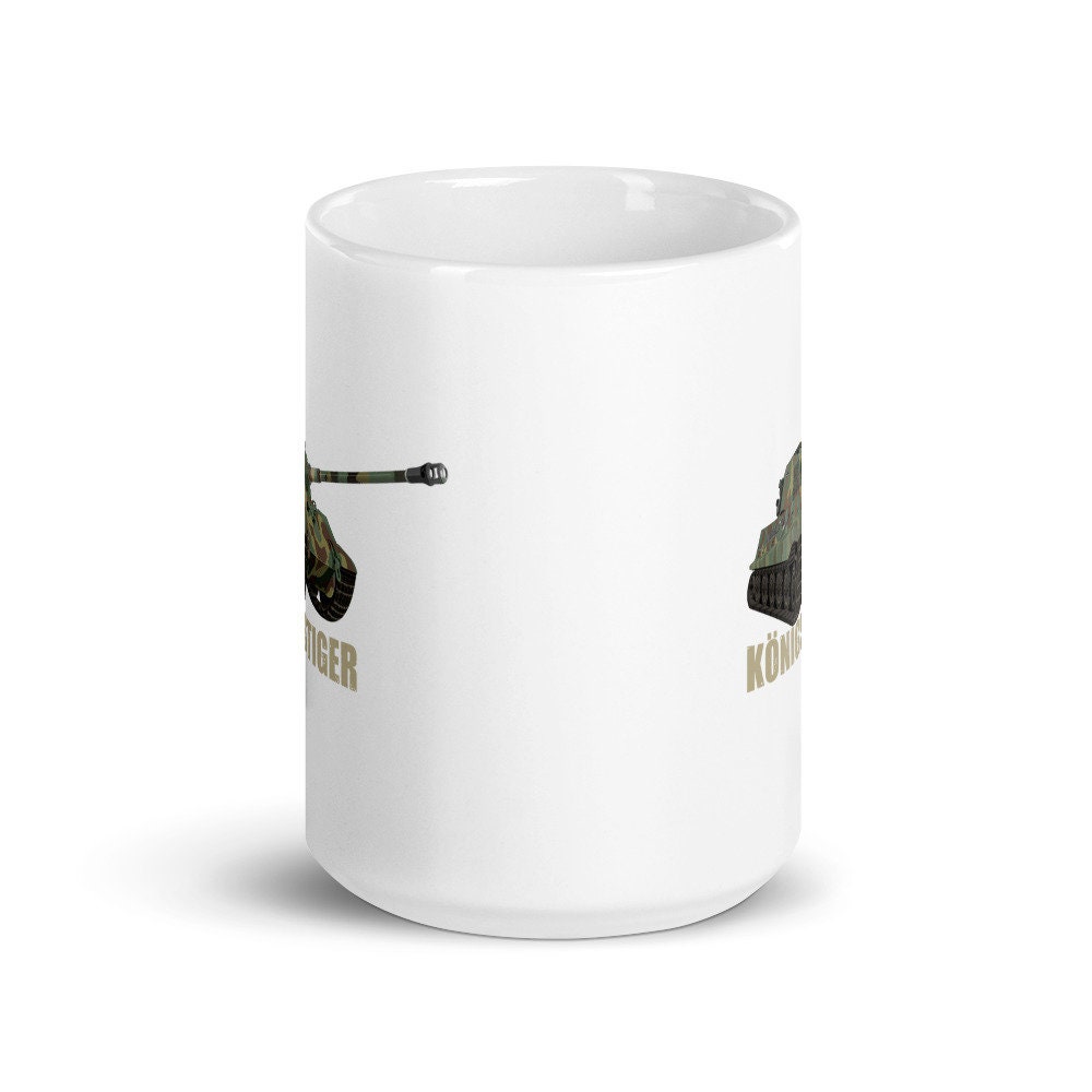 Tiger II Konigstiger Tank German WW2 King Tiger Panzer Tanks White ...