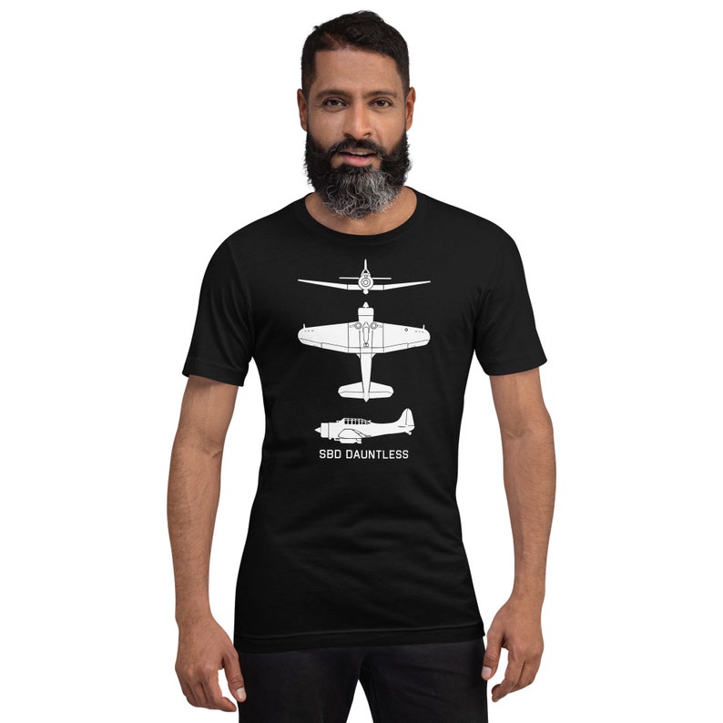 SBD Dauntless American WW2 Dive Bomber Plane Silhouettes T-shirt - Etsy