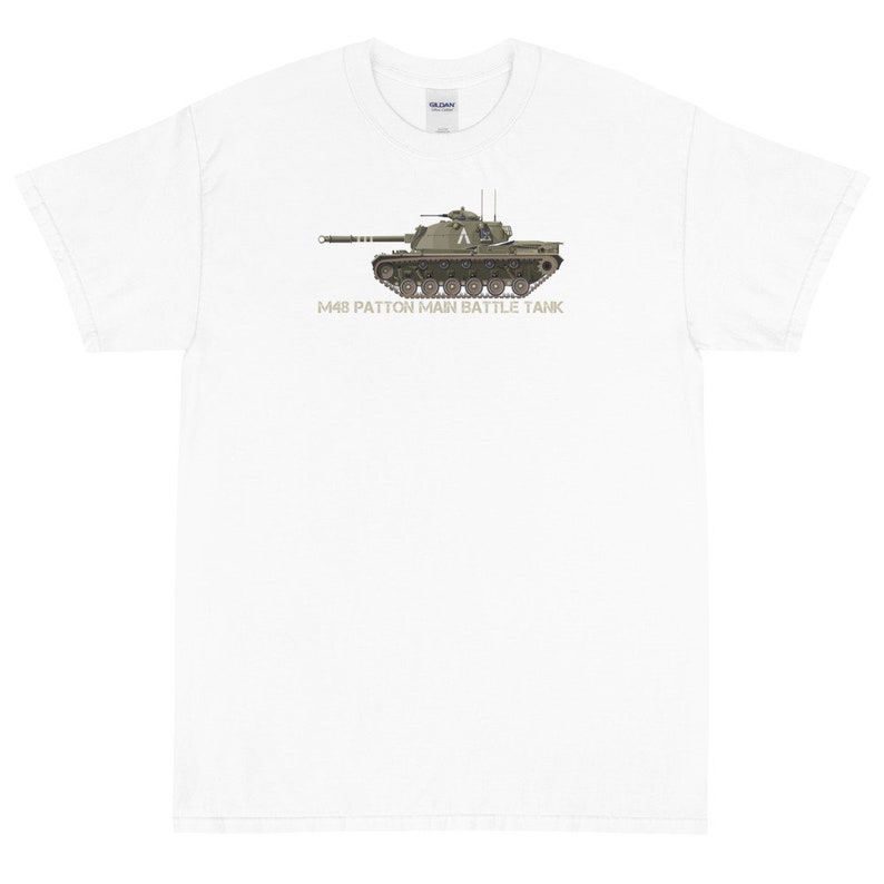 M48 Patton Main Battle Tank American Army Tanks Short Sleeve T-shirt - Etsy