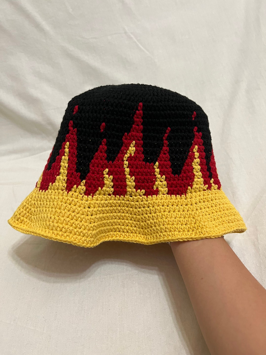 Firework Crochet Handmade Bucket Hat - Etsy