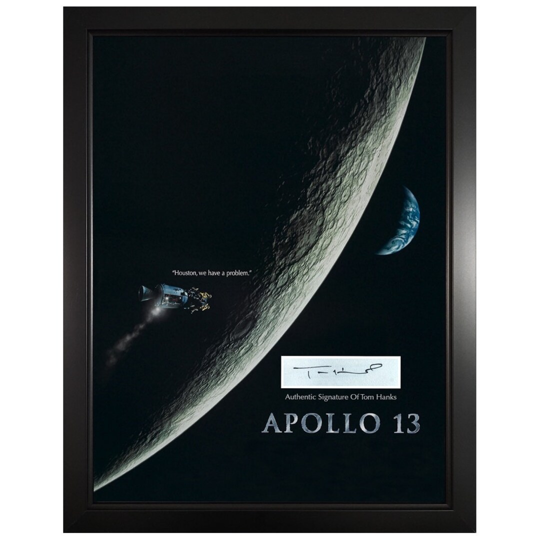 Tom Hanks Apollo 13 Actor Custom Framed Signed Autograph - Etsy
