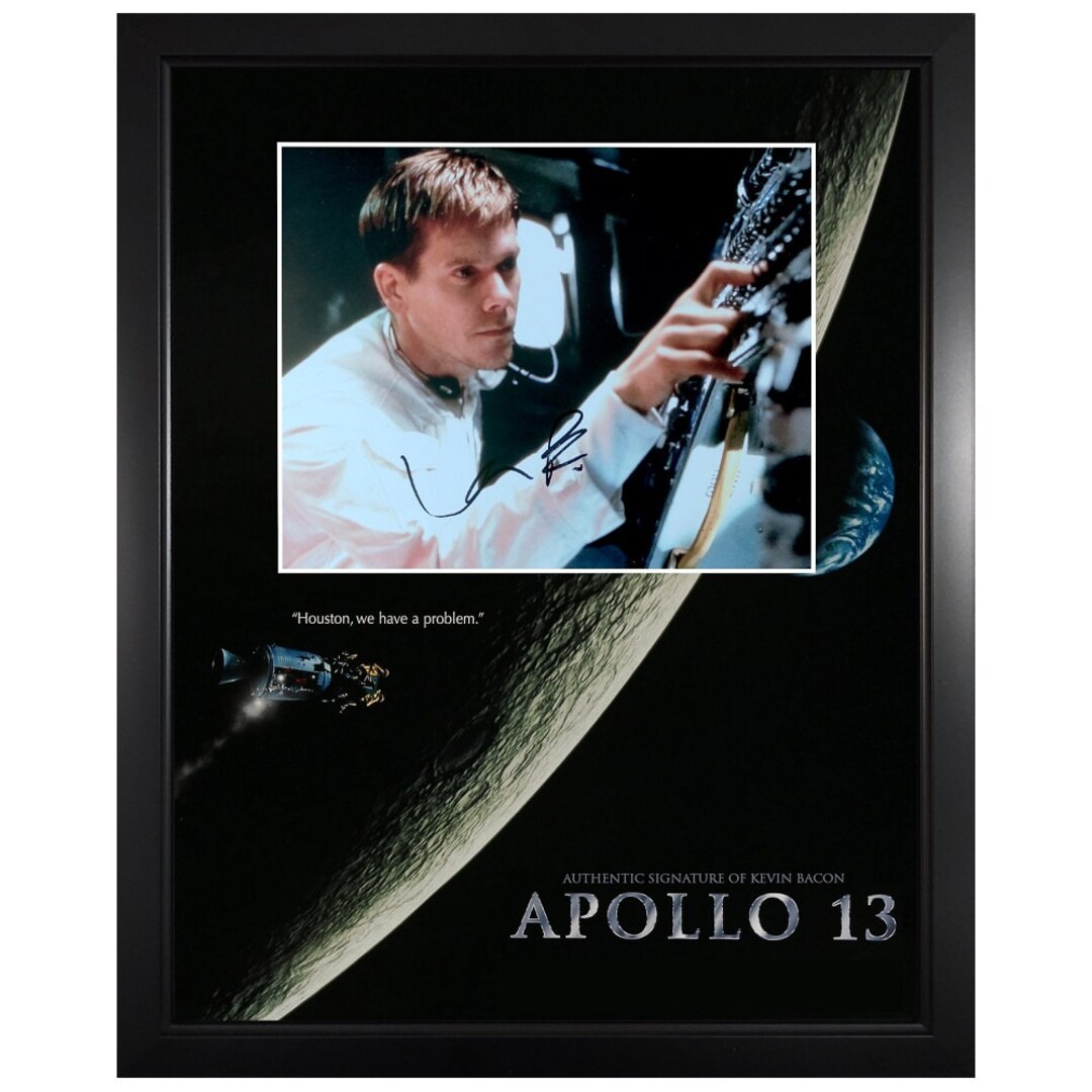 Kevin Bacon Apollo 13 Actor Custom Framed Signed Autograph Photo Display COA - Etsy