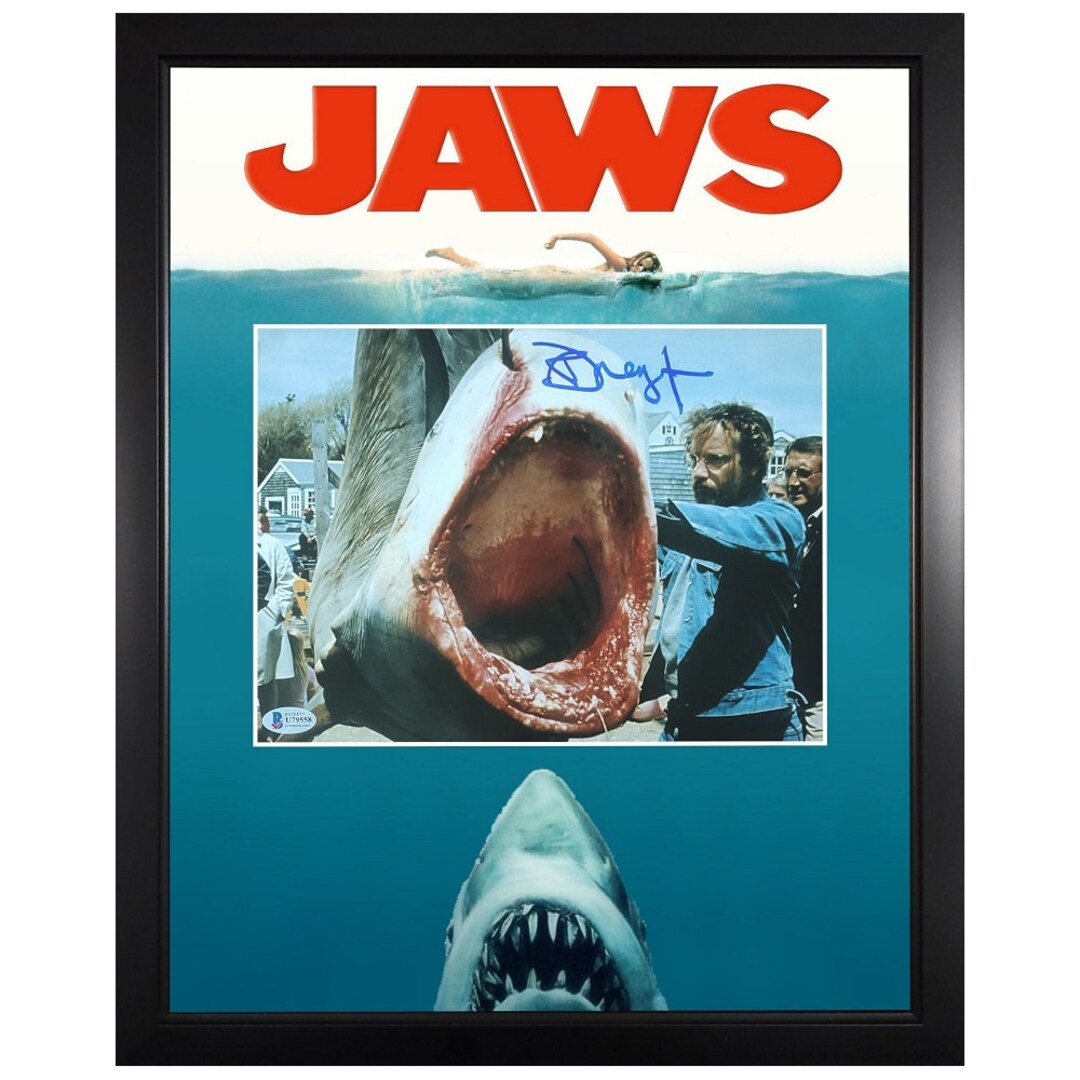 Richard Dreyfuss Jaws Actor Custom Framed Signed Autograph Photo BAS - Etsy
