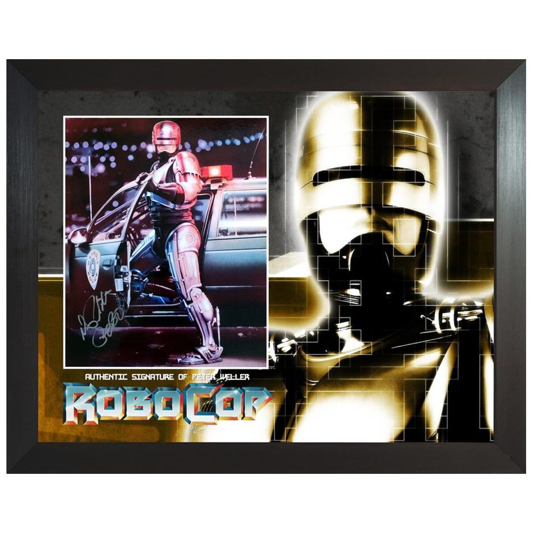 Peter Weller Robocop Movie Actor Framed Signed Autograph Photo Display ...