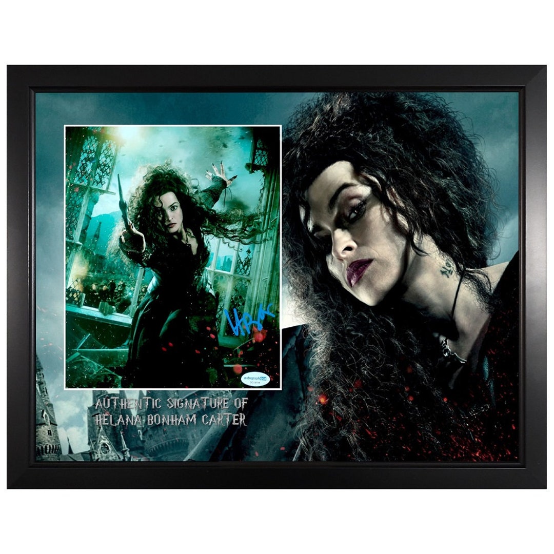Helena Bonham Carter Harry Potter Custom Framed Signed - Etsy