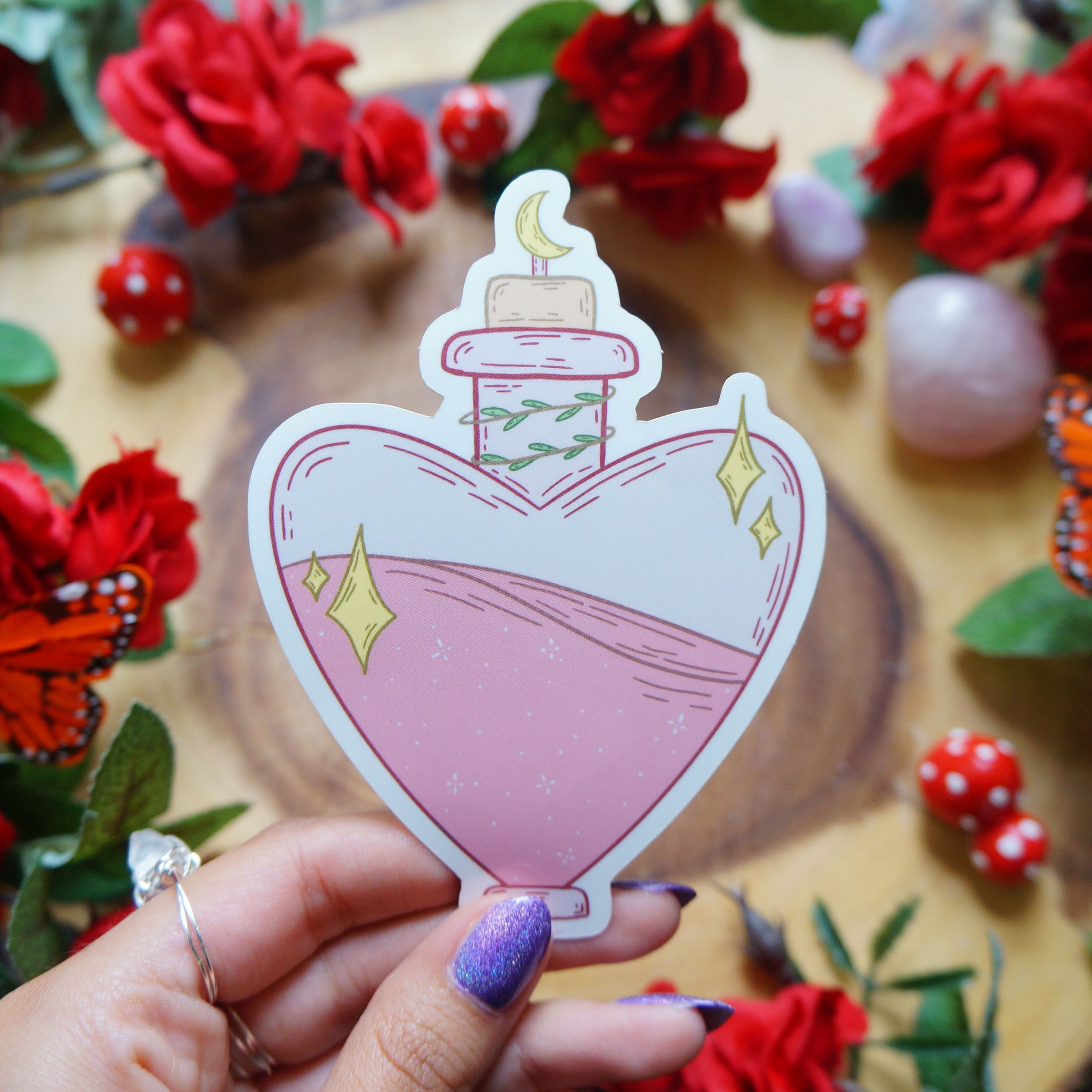 Love Potion Sticker Laptop Decal Vinyl Sticker Water Bottle | Etsy