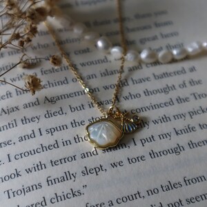 Mermaid Shell Necklace, Shell Charm Necklace, Siren Aesthetic Necklace ...