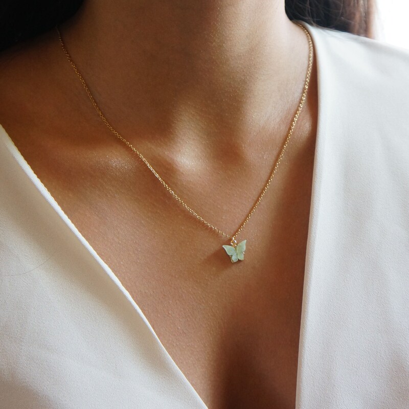 Butterfly Necklace - Etsy