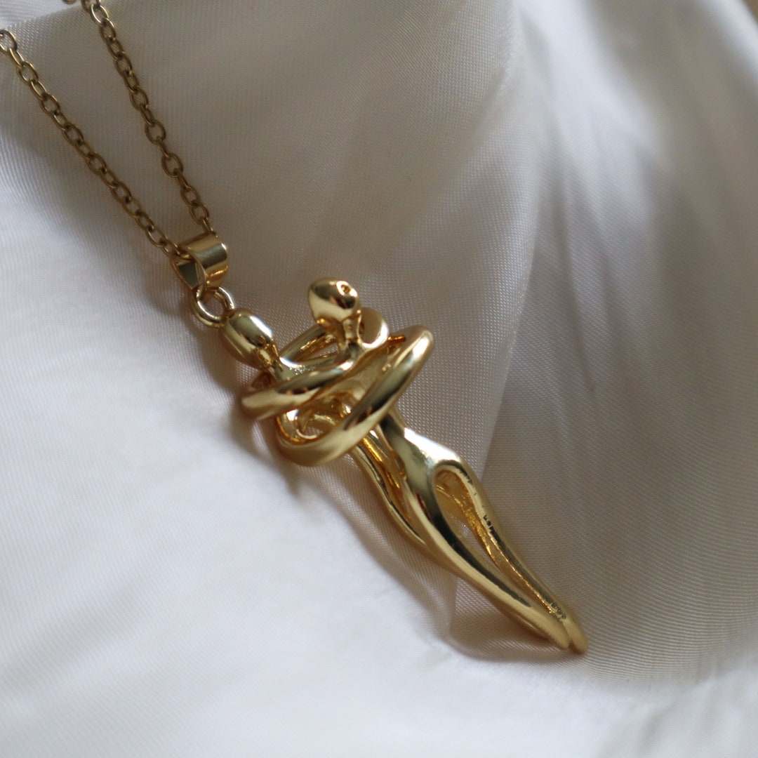 Soulmate Necklace, Couple Hugging Necklace, Gift for Lover, Valentine's ...