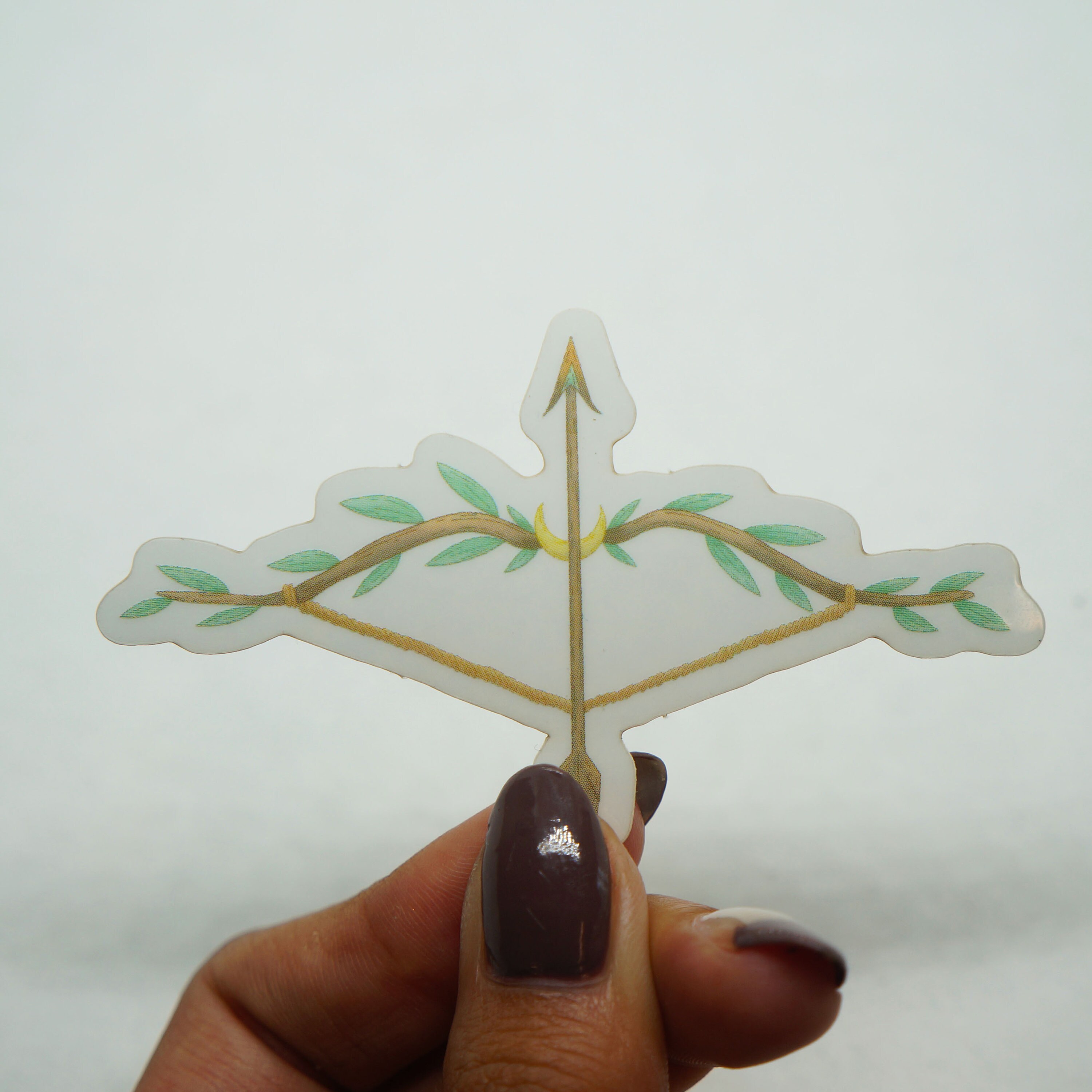 Bow and Arrow Sticker Clear Sticker Decal Artemis Sticker - Etsy