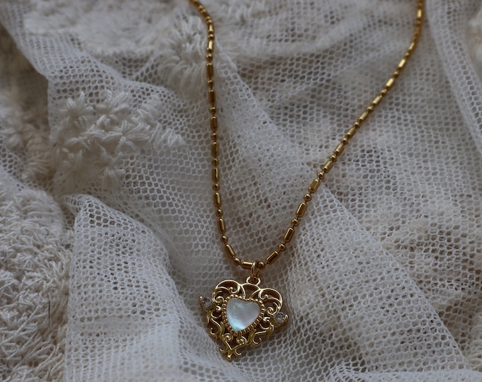 Siren Heart Necklace: Sirencore Cubic Zirconia Charm, Sparkly Necklace ...