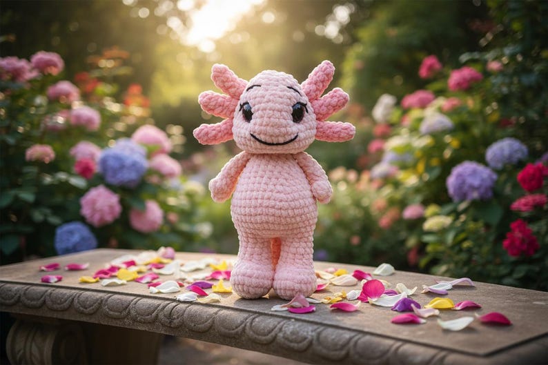 Crochet Ally Axolotl Crochet Pattern - Digital PDF - Etsy