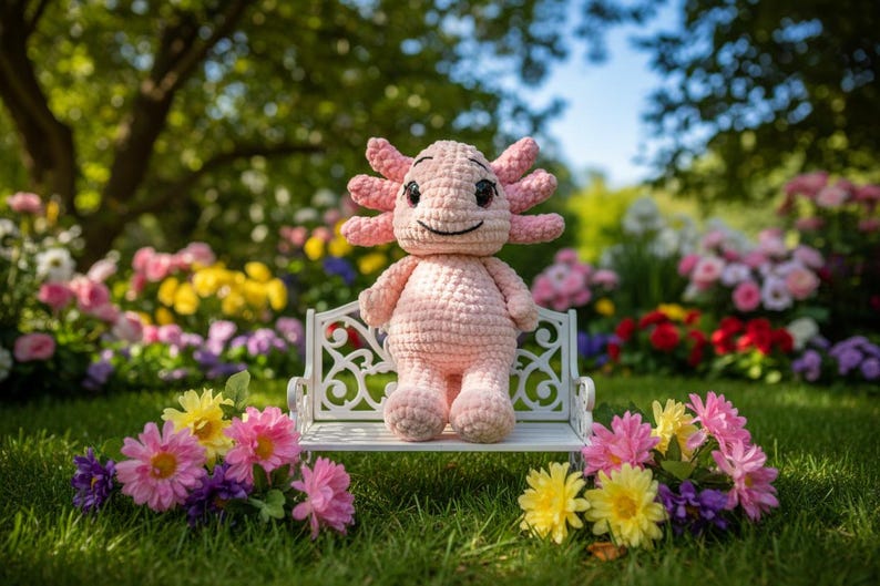 Crochet Ally Axolotl Crochet Pattern - Digital PDF - Etsy