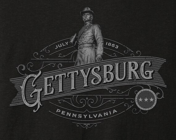 Vintage Gettysburg Unisex T-shirt | Etsy