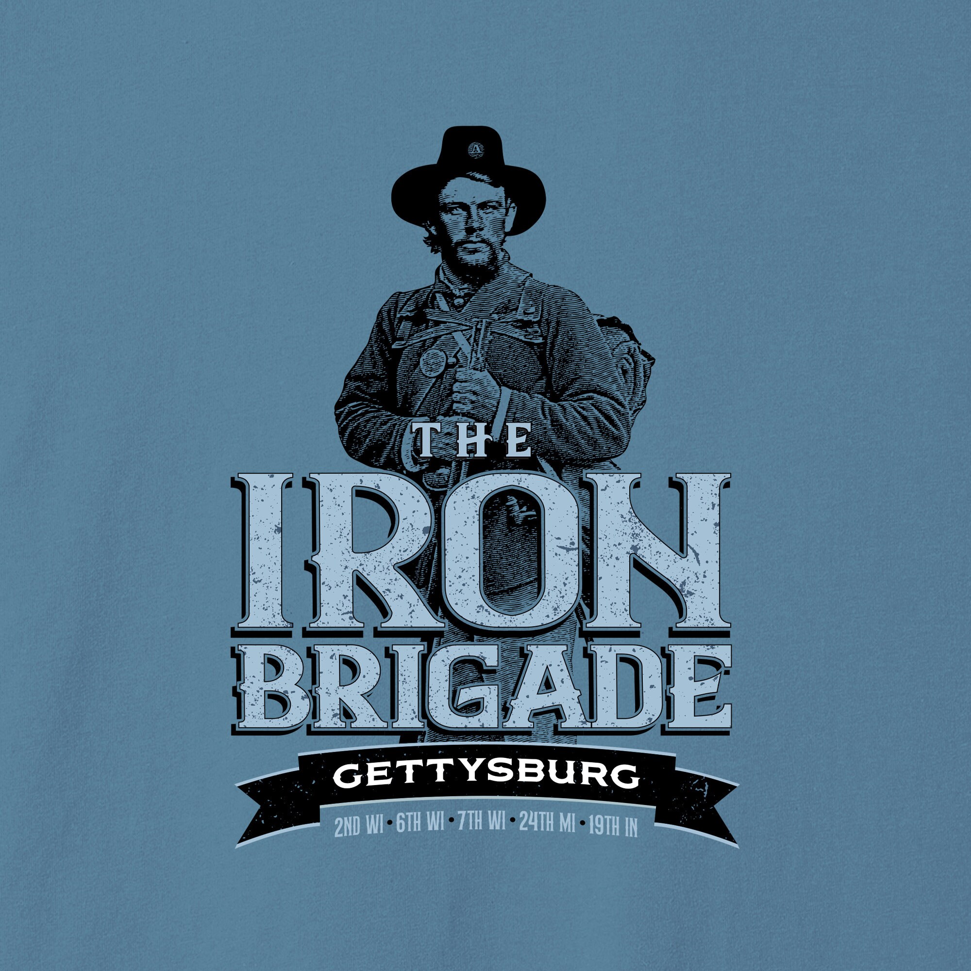 Gettysburg Iron Brigade T-shirt - Etsy