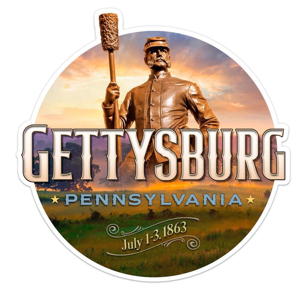 Gettysburg Sticker - Etsy