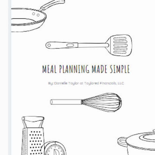 Meal Planning Made Simple - Etsy