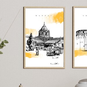 Mandai Building, Pune Landmark, India Illustration, Pune Art, Pune City ...