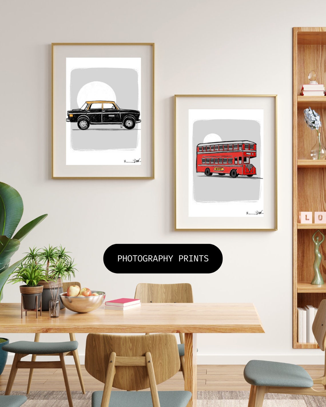 Mumbai Wall Art Desi Wall Art Modern Indian Wall Art Best - Etsy
