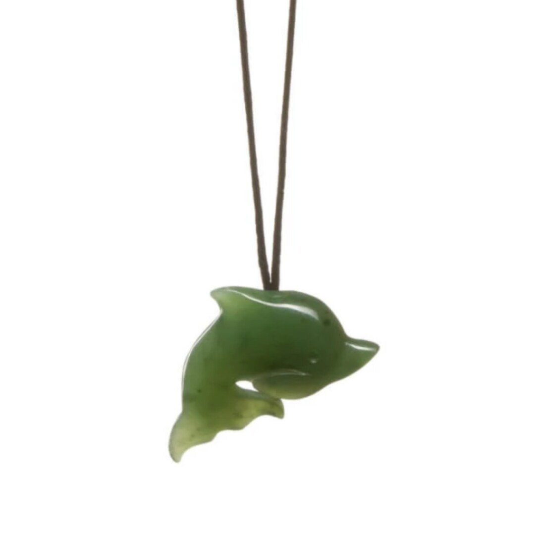 Jade Necklace Dolphin Available in Canadian Nephrite Jade and ...