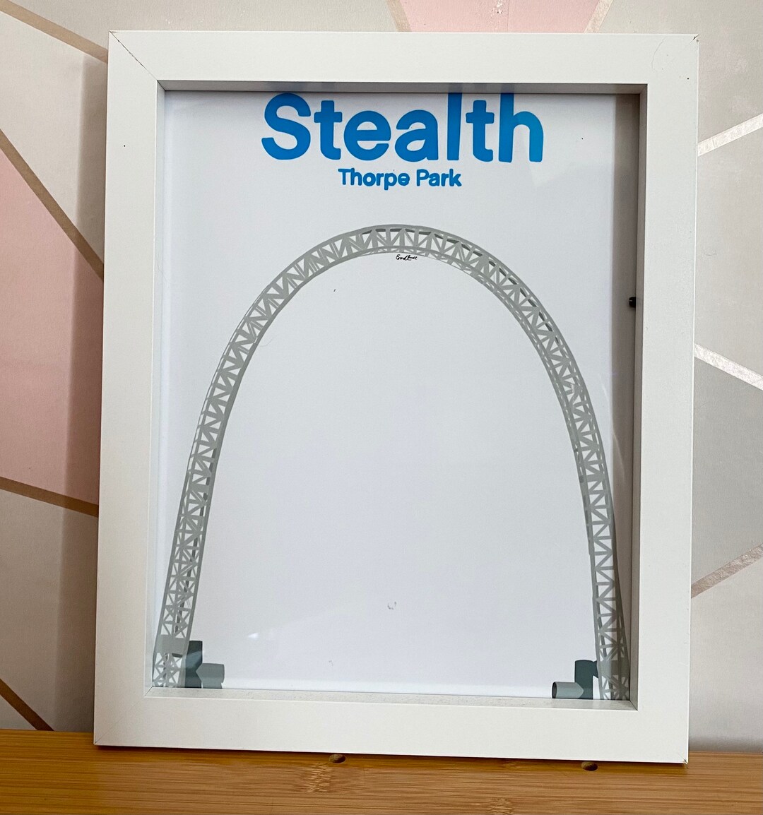 Stealth Drawing Thorpe Park Theme Park Print - Etsy