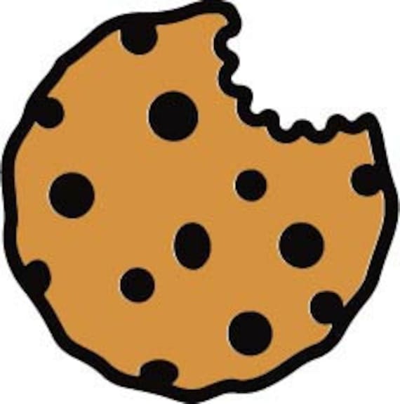 Chocolate Chip Cookie SVG and PNG Files | Etsy