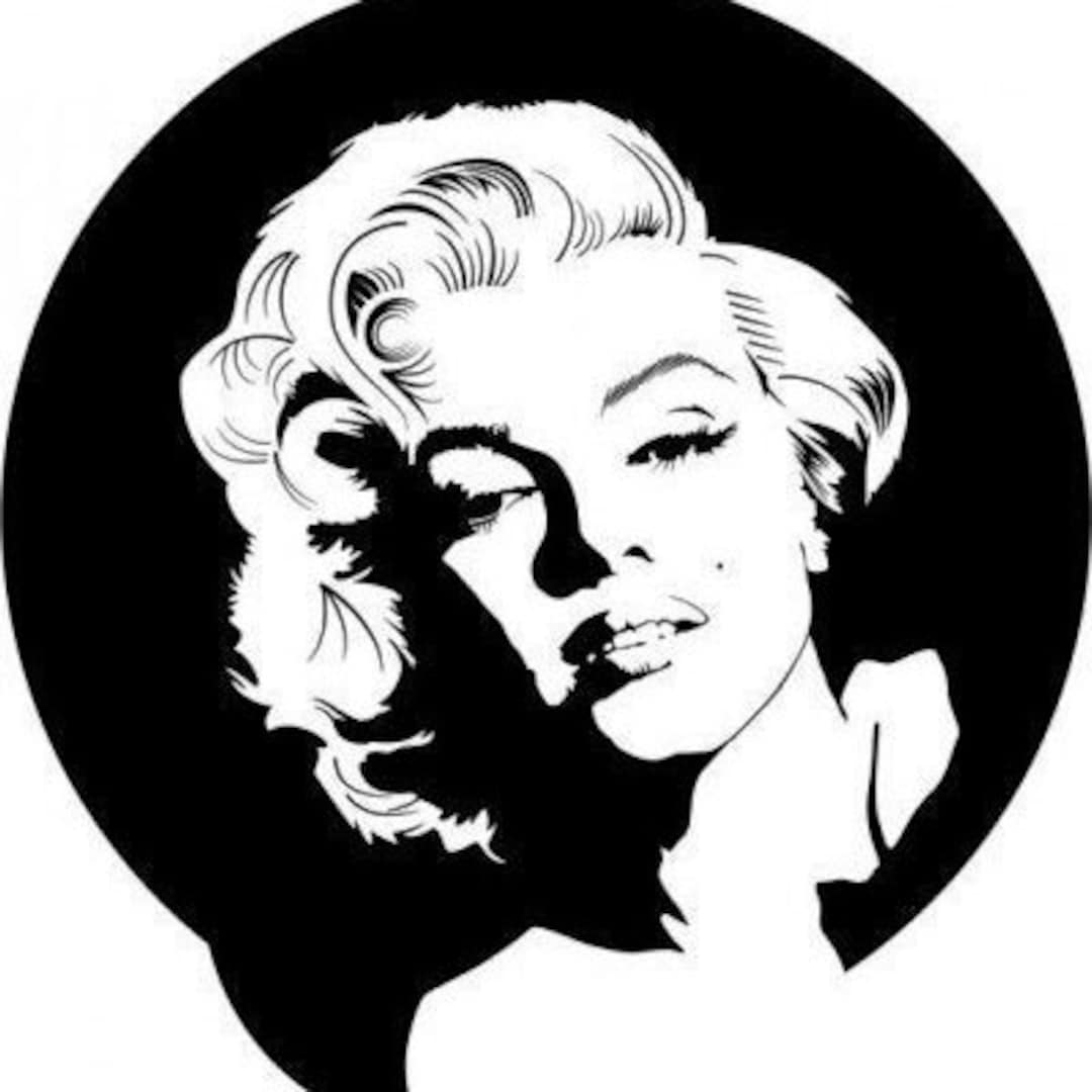 Marilyn Monroe SVG File - Etsy