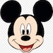 Mickey Mouse Head SVG and PNG Files - Etsy