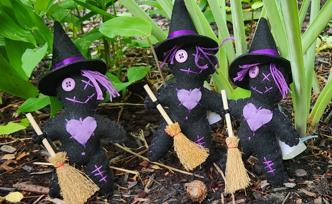 Coven Witch Poppet Voodoo Doll | Altar Spell | Salem MA | Besom Broom ...