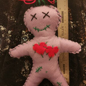 Large 12 CUSTOM Poppet Voodoo Doll Positive Intentions Salem Witch ...
