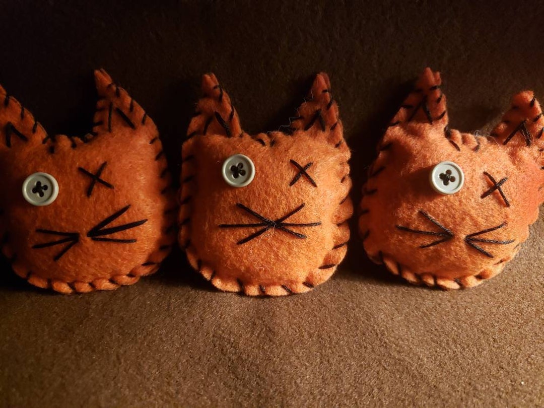 Tiger Cat Poppet Voodoo Doll Family Pet Kitty Kitten Pussy Orange Tabby ...