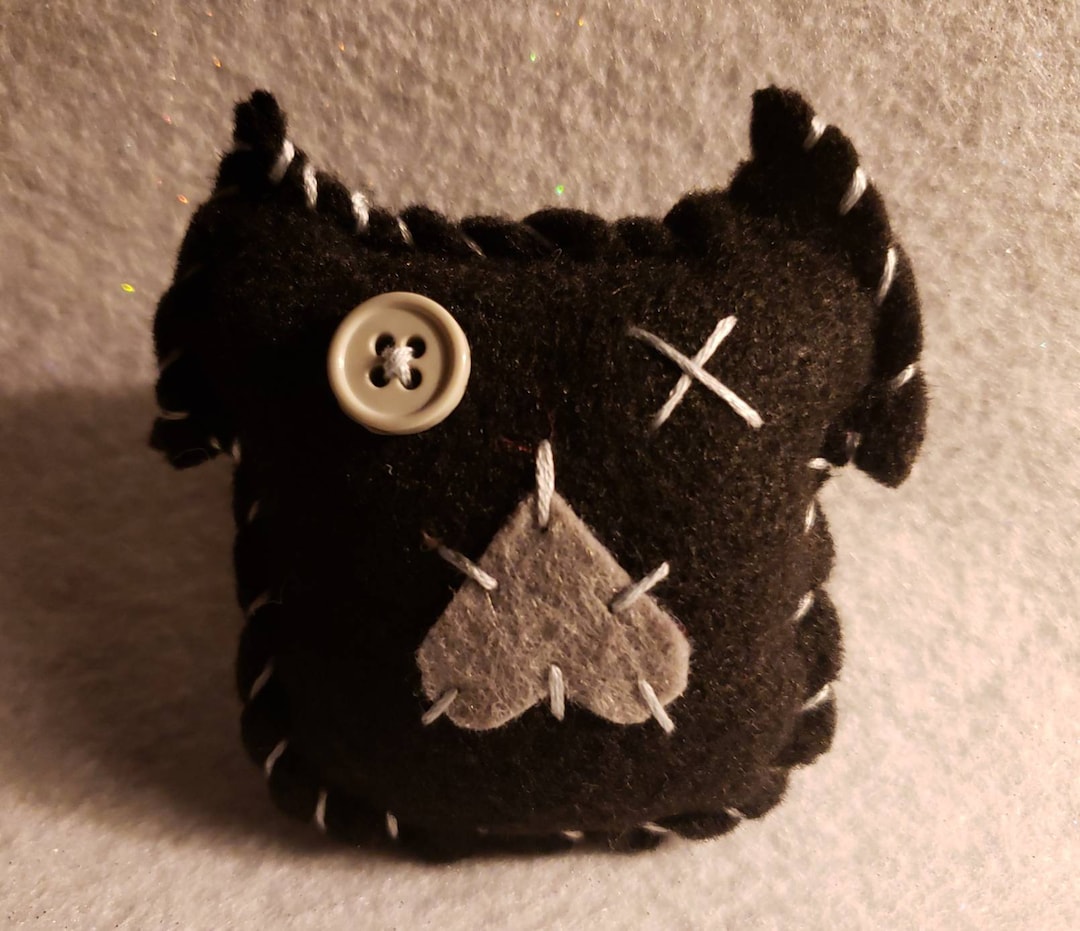 Black Dog Poppet Voodoo Doll | Pet Health Loss | Rainbow Bridge ...