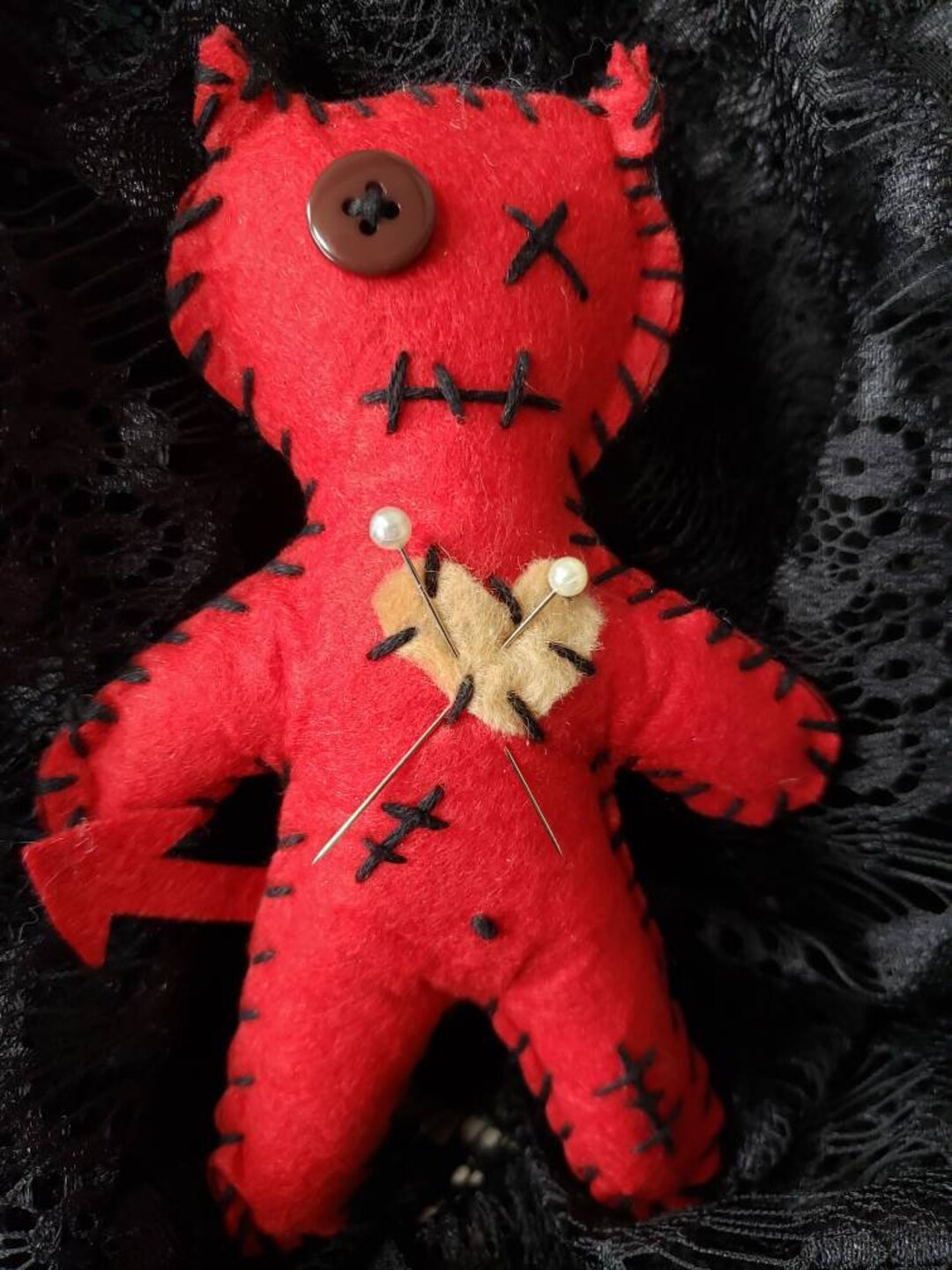 Red Devil Cupid Poppet Voodoo Doll valentine's Day Gift Intentions Doll ...