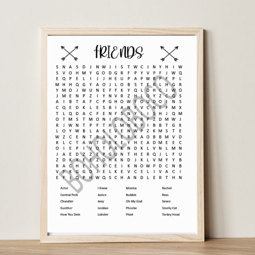 Personalized Word Search - Etsy