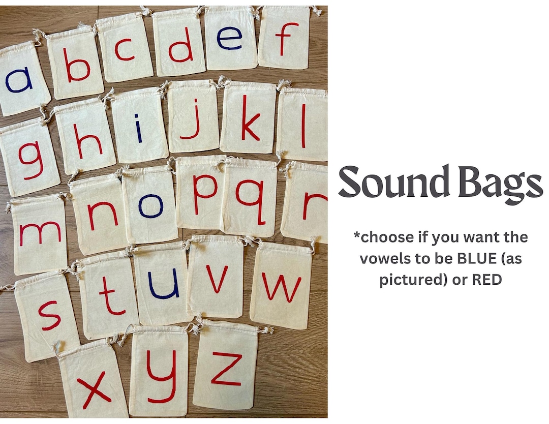 Montessori Sound Bags- Language Object Bags-homeschool - Etsy