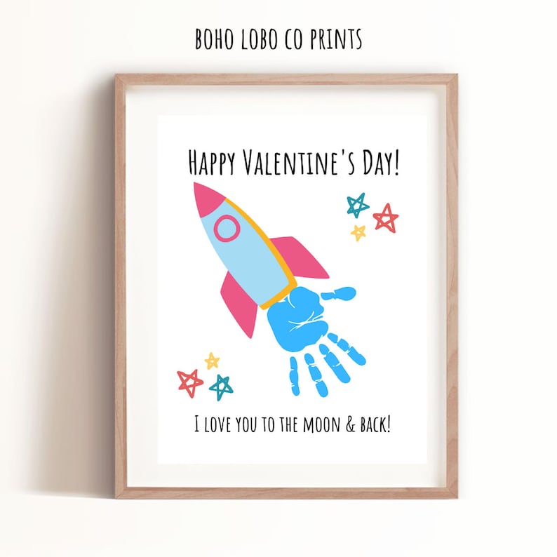 Valentine's Day Handprint Art Activity for All Ages Bundle - Etsy