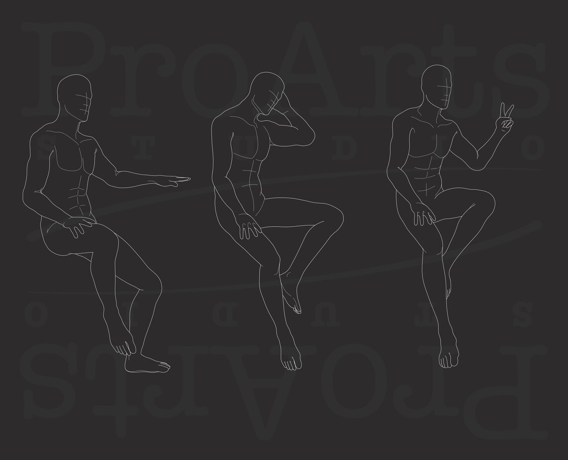 Procreate Figure Guide Stamps | Model Form Stamps Set | Human Form ...