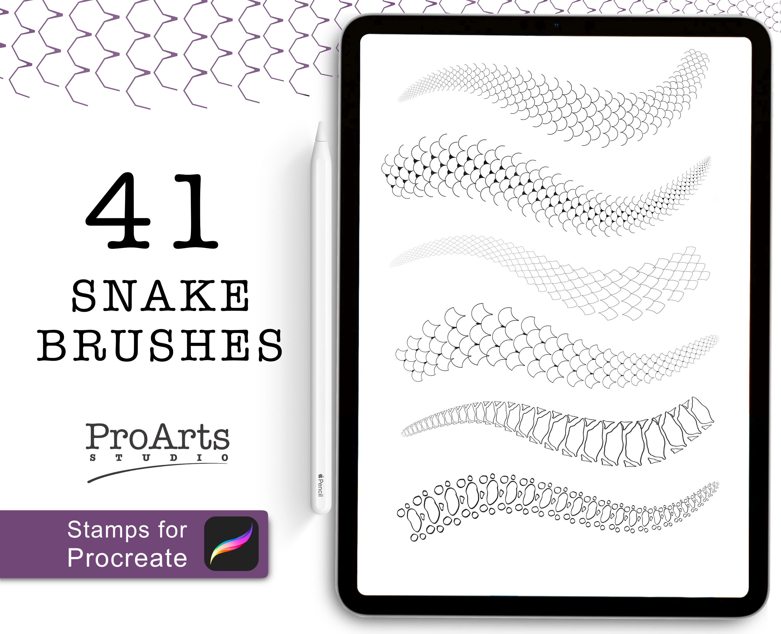 Procreate Scales Brush Set - 1 - Etsy