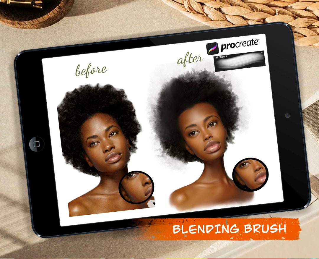 Blending Brushes Procreate. Blender Hair. Procreate Realistic Portrait. Procreate Skin Brushes ...